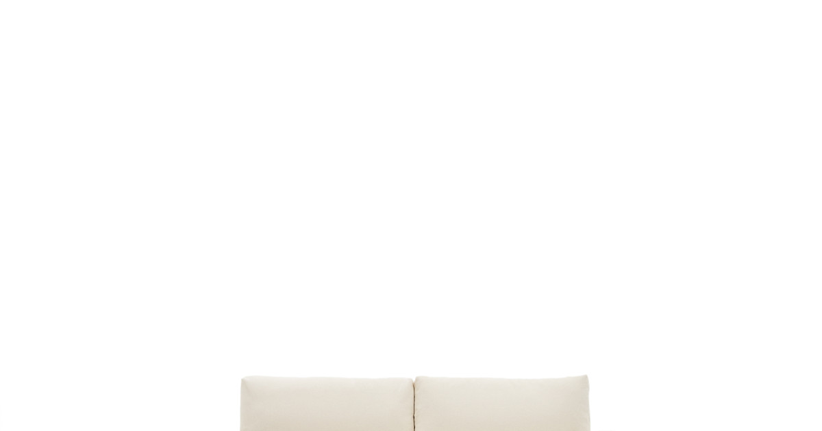 Divano modulare sfoderabile Alea 3 posti in ciniglia chaise longue ...