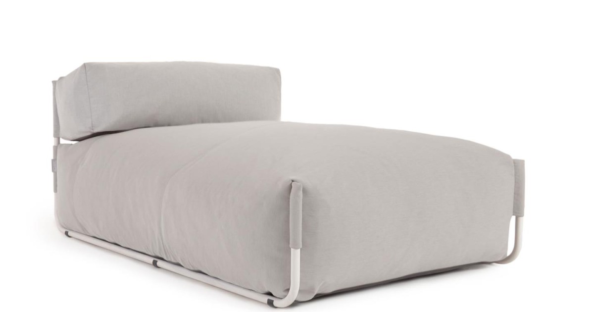 Pouf divano modulare longue outdoor Square