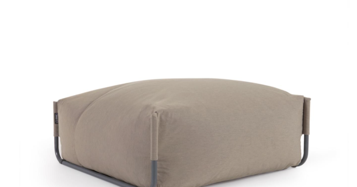 Pouf divano modulare outdoor square verde